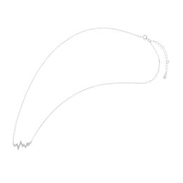 Adelia&acute;s Kette ohne Anh&auml;nger ADELIA&acute;S "Damen Halskette aus 925 Silber mit Zirkonia 42+5", silber, Halsketten, Damen, 47cm, Silber 925 (Sterlingsilber), Perfekt zum Verschenken an besondere Menschen