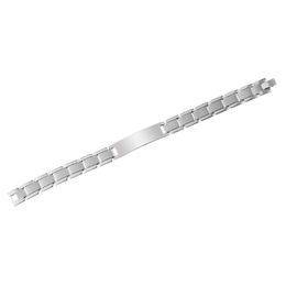 Adelia&acute;s Gliederarmband ADELIA&acute;S "Unisex Armband &ndash; Gliederarmband aus Edelstahl 21,5 cm", silber, Armb&auml;nder, Damen, 22cm, Edelstahl, Gliederarmband, Ideal als Geschenk zum Valentinstag