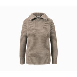 Tchibo - Grobstrick-Troyer - Damen - Gr. S - taupe