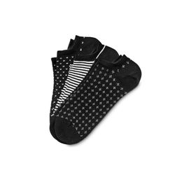 Tchibo - 3 Paar Sneakersocken - Damen - Gr. 35-38 - schwarz