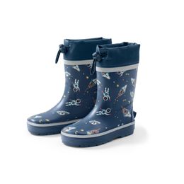Tchibo - Gummistiefel - Gr. 32-33 - blau/print