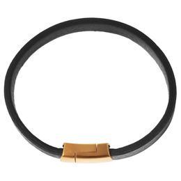 Adelia&acute;s Armband ADELIA&acute;S "Unisex Armband aus Leder 20,5 cm", gold, Armb&auml;nder, Damen, 20cm, Leder, Armband, Ein kleines Geschenk mit gro&szlig;er Wirkung