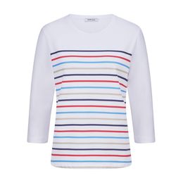 Peter Hahn - Shirt mit Rundhals-Ausschnitt, weiss, Gr. 44 / L - Baumwolle