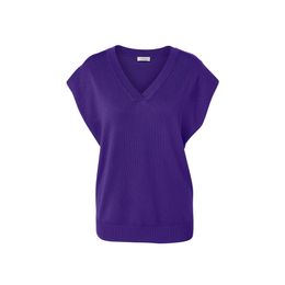 Tchibo - Kurz&auml;rmliger Feinstrickpullover - Damen - Gr. M - lila