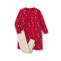Tchibo - Kinder-Nachthemd mit Leggings - M&auml;dchen - Gr. 98/104 - beige