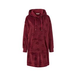 Tchibo - Nicki-Loungewear-Kleid - Damen - Gr. S - weinrot