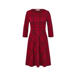 Tchibo - Kariertes Jacquard-Kleid - Damen - Gr. XL - schwarz/kariert