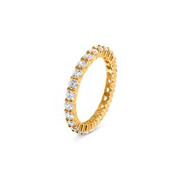 Tchibo - 925 Silber Ring &raquo;Memory&laquo; - Damen - Gr. 20 - wei&szlig;