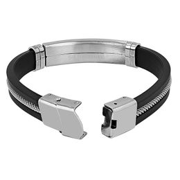 Adelia&acute;s Armband ADELIA&acute;S "Herren Armband &ndash; Silikonarmband aus Silikon 19 cm", schwarz, Armb&auml;nder, Herren, 19cm, Synthetik, Armband, Zum Verschenken &ndash; ideal zum Weihnachten
