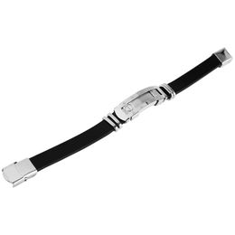 Adelia&acute;s Armband ADELIA&acute;S "Herren Armband aus Leder 22 cm", schwarz, Armb&auml;nder, Herren, 22cm, Leder, Armband, Geschenkidee: zeitlos und vielseitig