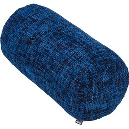 Dekokissen done. "Twist", blau (dunkelblau, meliert), B:22cm H:10cm L:50cm, Polyester, Dekokissen_Sitzkissen_Kissenh&uuml;llen, Geflochtene Optik