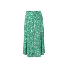 Tchibo - Bedruckter Midi-Rock - Damen - Gr. 44 - creme/gebl&uuml;mt