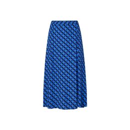 Tchibo - Bedruckter Midi-Rock - Damen - Gr. 48 - dunkelblau/print