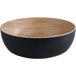 Obstschale APS "Frida", schwarz, H:9,5cm &Oslash;:30cm, Melamin, Sch&uuml;sseln, Obstschale, &Oslash; 30 cm, 1,8 Liter