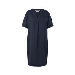 Tchibo - Leinenkleid - Damen - Gr. 42 - dunkelblau