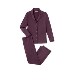 Tchibo - Pyjama - Damen - Gr. S - dunkellila