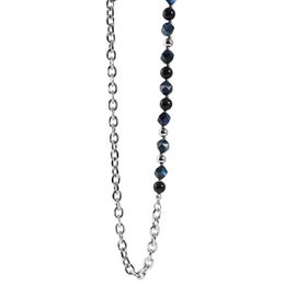 Adelia&acute;s Kette ohne Anh&auml;nger ADELIA&acute;S "Herren Halskette &ndash; Ankerkette aus Edelstahl mit Tigerauge 45 cm", silber, Halsketten, Herren, 45cm, Edelstahl, Ideal als Geschenk f&uuml;r besondere Anl&auml;sse