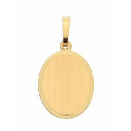 Adelia&acute;s Kettenanh&auml;nger ADELIA&acute;S "333 Gold Gravurplatte Anh&auml;nger", gold, Schmuckanh&auml;nger, Damen, Gold, Kettenanh&auml;nger, 333 Gold Goldschmuck f&uuml;r Damen