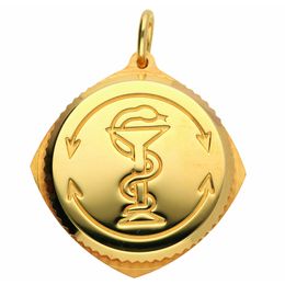 Adelia&acute;s Kettenanh&auml;nger ADELIA&acute;S "Anh&auml;nger 925 Silber vergoldet &ndash; Goldanh&auml;nger", gold, Schmuckanh&auml;nger, Damen, Silber 925 (Sterlingsilber), Kettenanh&auml;nger, Goldanh&auml;nger