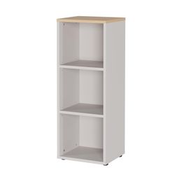 Tchibo - Aktenregal &raquo;Lissabon&laquo; - 45x40x120cm - braun - Holz / Kunststoff