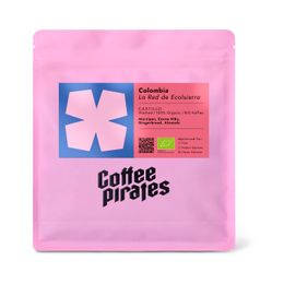 Coffee Pirates &ndash; Colombia La Red de Ecolssierra Bio Espresso - 250 g Ganze Bohne - Intensit&auml;t: 5/6
