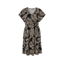 Tchibo - Bedrucktes Jerseykleid - Damen - Gr. M - schwarz/print