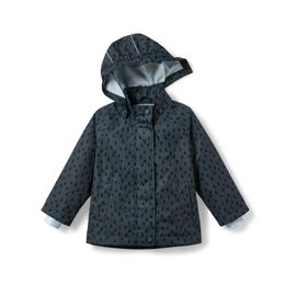 Tchibo - Kleinkind-Thermo-Regenjacke - Kinder - Gr. 98/104 - dunkelblau/print