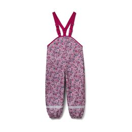 Tchibo - Kinder-Thermo-Regenhose mit Fleecefutter - Baby - Gr. 86/92 - rosa/gebl&uuml;mt