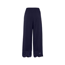 Tchibo - Culotte mit Stickerei - Damen - Gr. S - dunkelblau