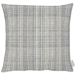 Dekokissen Apelt "Cona", grau, B:46cm H:0,5cm L:46cm, Polyester, Dekokissen_Sitzkissen_Kissenh&uuml;llen, Outdoor