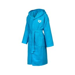arena Kinder-Mikrofaser-Bademantel Zeal - Kinder - Gr. 140 - blau
