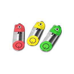 Tchibo - 3 LED-Magnet-Lichter &raquo;Monster&laquo; - gr&uuml;n