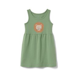 Tchibo - Kinder-Jerseykleid - Gr. 98/104 - gr&uuml;n/print