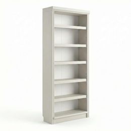 B&uuml;cherregal OTTO HOME "Soeren Regal B/T/H: 80/29/185 cm, 6 F&auml;cher", wei&szlig;, B:80cm H:185cm T:29cm, Massivholz, Regale, B&uuml;cherregal, aus massiver Kiefer, FSC-zertifiziert