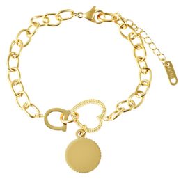 Adelia&acute;s Armband ADELIA&acute;S "Damen Armband aus Edelstahl 17+3 cm", gold, Armb&auml;nder, Damen, 20cm, Edelstahl, Armband, Sch&ouml;ne Geschenkidee zum Jubil&auml;um