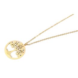 Adelia&acute;s Kette ohne Anh&auml;nger ADELIA&acute;S "Damen Halskette mit Anh&auml;nger &ndash; Lebensbaum aus Edelstahl", gold, Halsketten, Damen, 48cm, Edelstahl, Zum Verschenken an Menschen, die Ihnen am Herzen liegen
