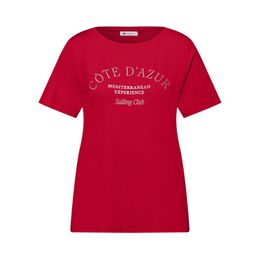 Street One T-Shirt - Damen - Gr. 40 - rot