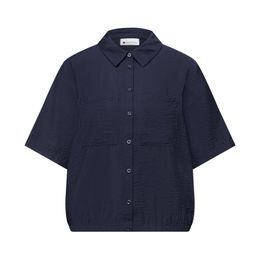 Street One Hemdbluse - Damen - Gr. 42 - dunkelblau