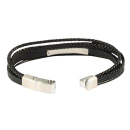 Adelia&acute;s Armband ADELIA&acute;S "Herren Armband &ndash; Lederarmband aus Leder 21 cm", schwarz, Armb&auml;nder, Herren, 21cm, Leder, Armband, Zum Verschenken an Menschen, die Ihnen am Herzen liegen