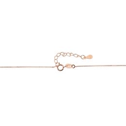 Adelia&acute;s Kette ohne Anh&auml;nger ADELIA&acute;S "Damen Halskette mit Anh&auml;nger &ndash; Herz aus 925 Silber", rosa (gold), Halsketten, Damen, 45cm, Silber 925 (Sterlingsilber), Sch&ouml;ne Geschenkidee zum Geburtstag