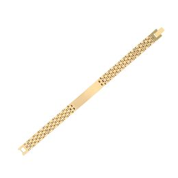 Adelia&acute;s Gliederarmband ADELIA&acute;S "Unisex Armband &ndash; Gliederarmband aus Edelstahl 20,5 cm", gold, Armb&auml;nder, Damen, 20cm, Edelstahl, Gliederarmband, Eine sch&ouml;ne Geschenkidee f&uuml;r jeden Anlass