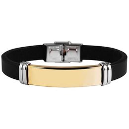 Adelia&acute;s Armband ADELIA&acute;S "Unisex Armband aus Leder 21 cm", schwarz, Armb&auml;nder, Damen, 21cm, Leder, Armband, Perfekt als Geschenk f&uuml;r besondere Menschen