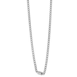 Adelia&acute;s Kette ohne Anh&auml;nger ADELIA&acute;S "Unisex Halskette &ndash; Panzerkette aus Edelstahl 60 cm", silber, Halsketten, Damen, 60cm, Edelstahl, Ideal zum Verschenken &ndash; schlicht und stilvoll