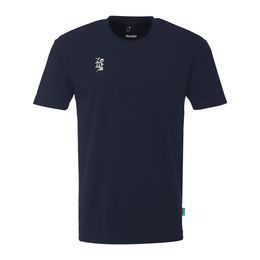 T-Shirt Kempa "Trainings-T-Shirt Game Changer Kids", M&auml;dchen, Gr. 152, blau (marine), Obermaterial: 100% Baumwolle CO(Bio)., Shirts T-Shirt