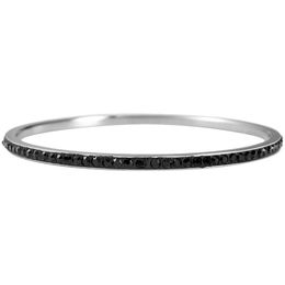 Adelia&acute;s Armreif ADELIA&acute;S "Damen Armband &ndash; Armreif aus Edelstahl mit Zirkonia &Oslash; 6,0 cm cm", silber, Armb&auml;nder, Damen, 6cm, Edelstahl, Armreif, Ideal als Geschenk f&uuml;r besondere Anl&auml;sse