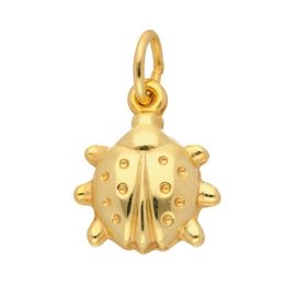 Adelia&acute;s Kettenanh&auml;nger ADELIA&acute;S "585 Gold Anh&auml;nger Marienk&auml;fer", gold, Schmuckanh&auml;nger, Damen, Gold, Kettenanh&auml;nger, 585 Gold Goldschmuck f&uuml;r Damen