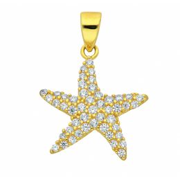 Adelia&acute;s Kettenanh&auml;nger ADELIA&acute;S "Anh&auml;nger Stern 333 Gold ( 8K ) mit Zirkonia &ndash; Goldanh&auml;nger Stern", gold, Schmuckanh&auml;nger, M&auml;dchen, mit Zirkonia, Gold, Kettenanh&auml;nger, Goldanh&auml;nger Stern