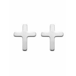 Adelia&acute;s Paar Ohrh&auml;nger ADELIA&acute;S "1 Paar 925 Silber Ohrringe / Ohrstecker Kreuz", silber, Ohrringe, Damen, Damen & Herren, Silber 925 (Sterlingsilber), 925 Sterling Silber Silberschmuck f&uuml;r Damen & Herren