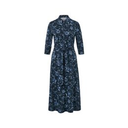 Tchibo - Bedrucktes Jerseykleid - Damen - Gr. 44 - dunkelblau/print