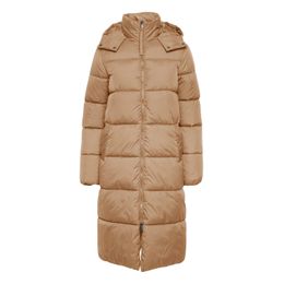 Schneejacke oxmo "Steppmantel OXBoda", Damen, Gr. 38, beige (tannin), Obermaterial: 100% Nylon NY., M&auml;ntel Schneejacke